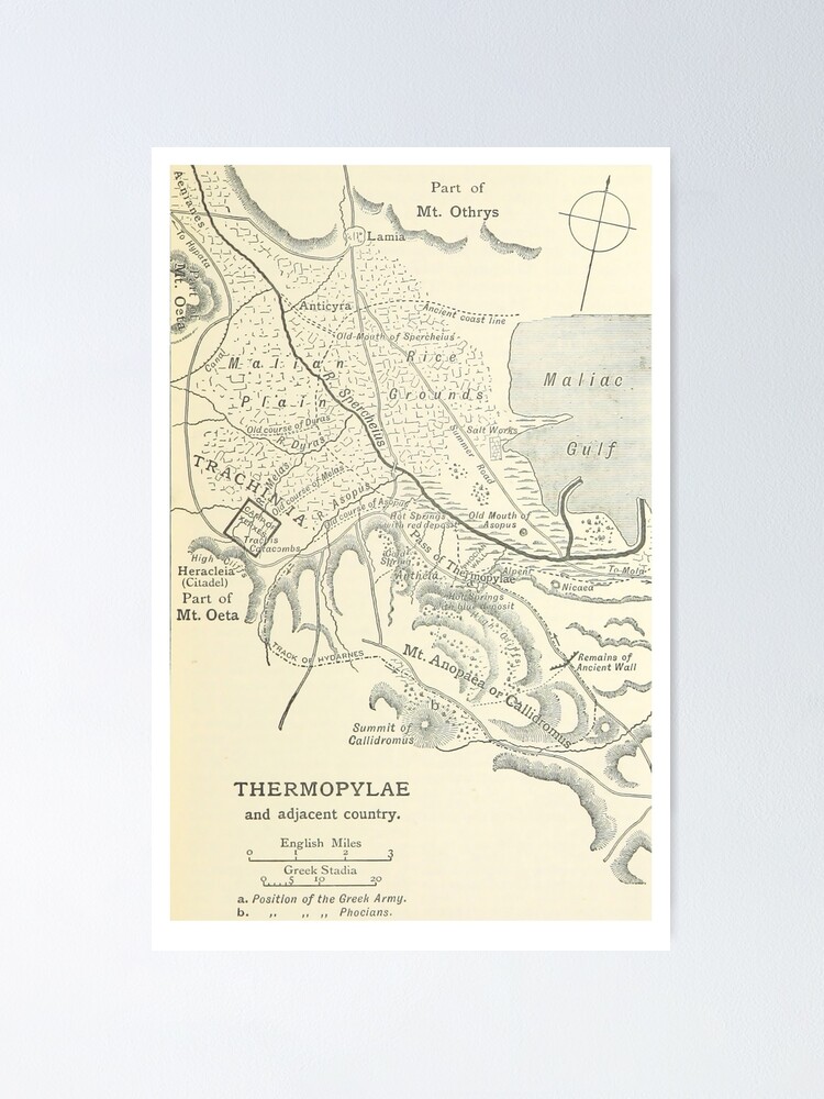 Map Of Thermopylae