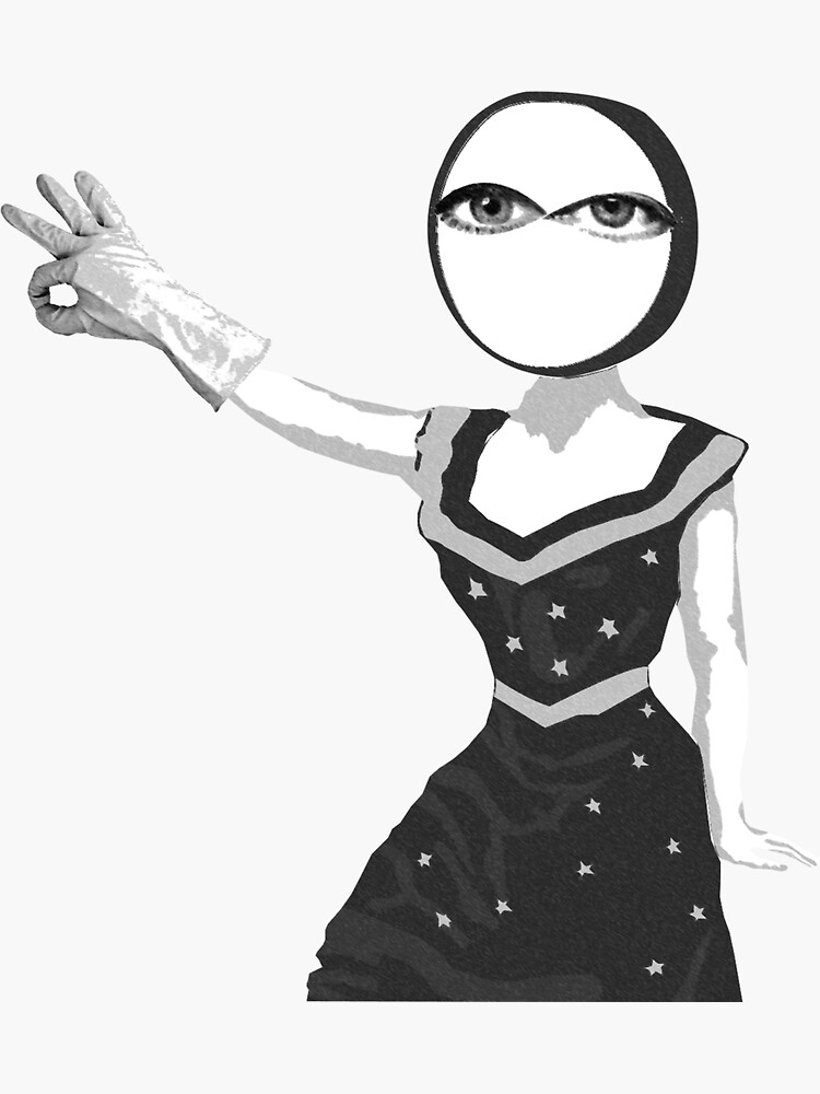 "Vegan Milk Maid (Neutral Milk Hotel)" Sticker by JackTheDowser | Redbubble