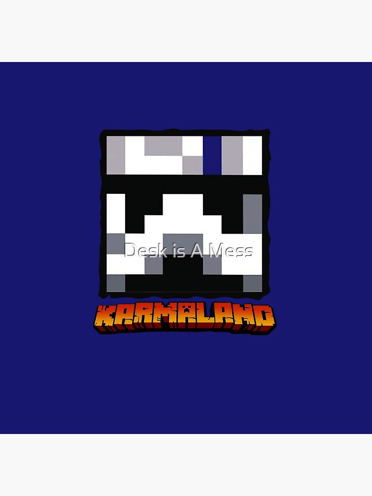 Lámina metálica «LOGOTIPO DE KARMALAND - ALEXBY» de DeskIsAMess | Redbubble