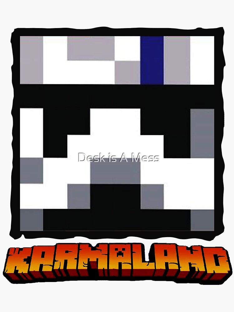 Pegatina «LOGOTIPO DE KARMALAND - ALEXBY» de DeskIsAMess | Redbubble