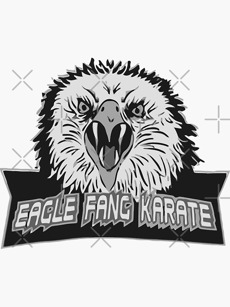 "Eagle Fang Karate" Sticker by env1nada | Redbubble