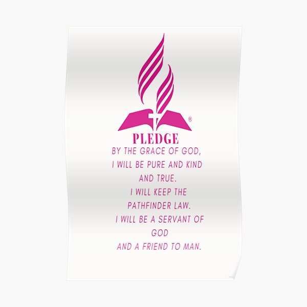 "Adventist Youth Pledge" Poster by julset | Redbubble