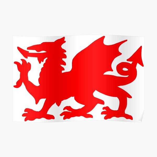 "Welsh Dragon" Poster for Sale by sweetsixty | Redbubble