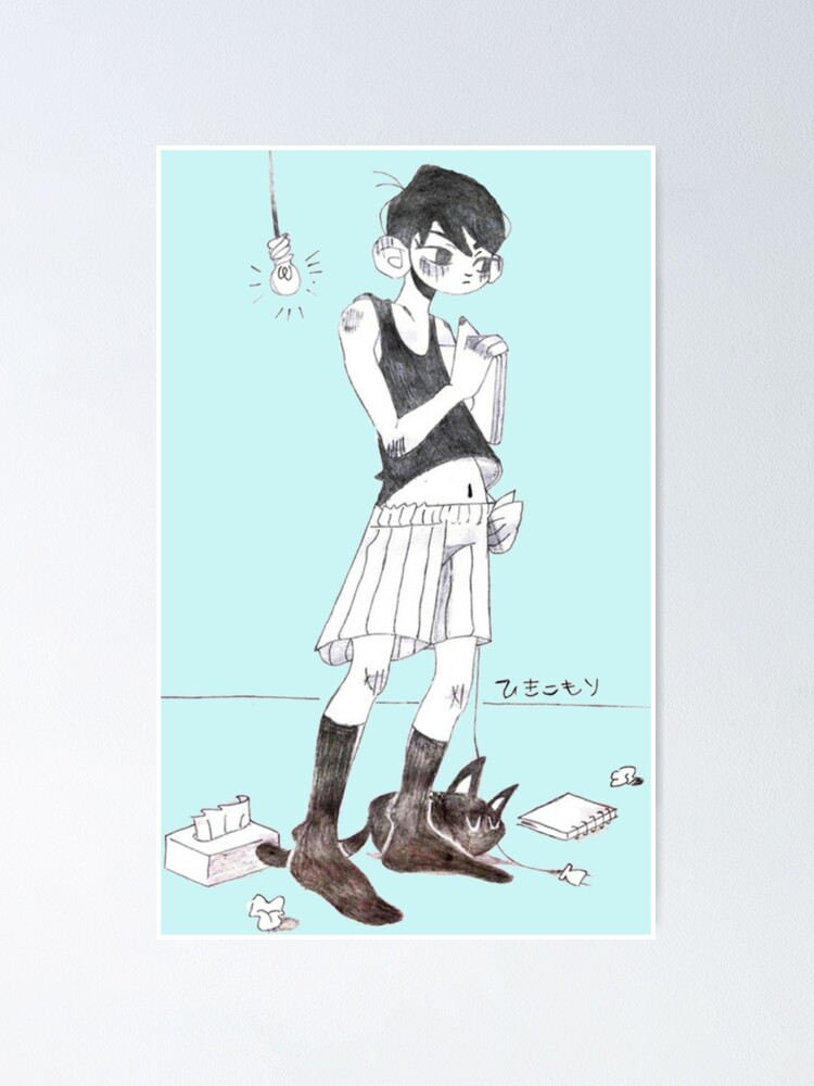 "Omori hand drawn line art " Poster for Sale by Thevikki | Redbubble