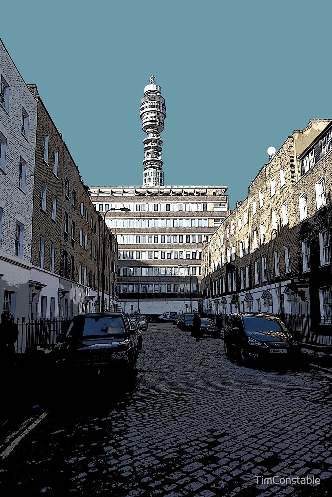 "The Telecom Tower by Tim Constable" by TimConstable | Redbubble