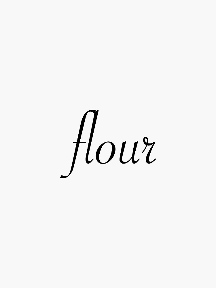 "Flour label" Sticker by Anniehorgan | Redbubble