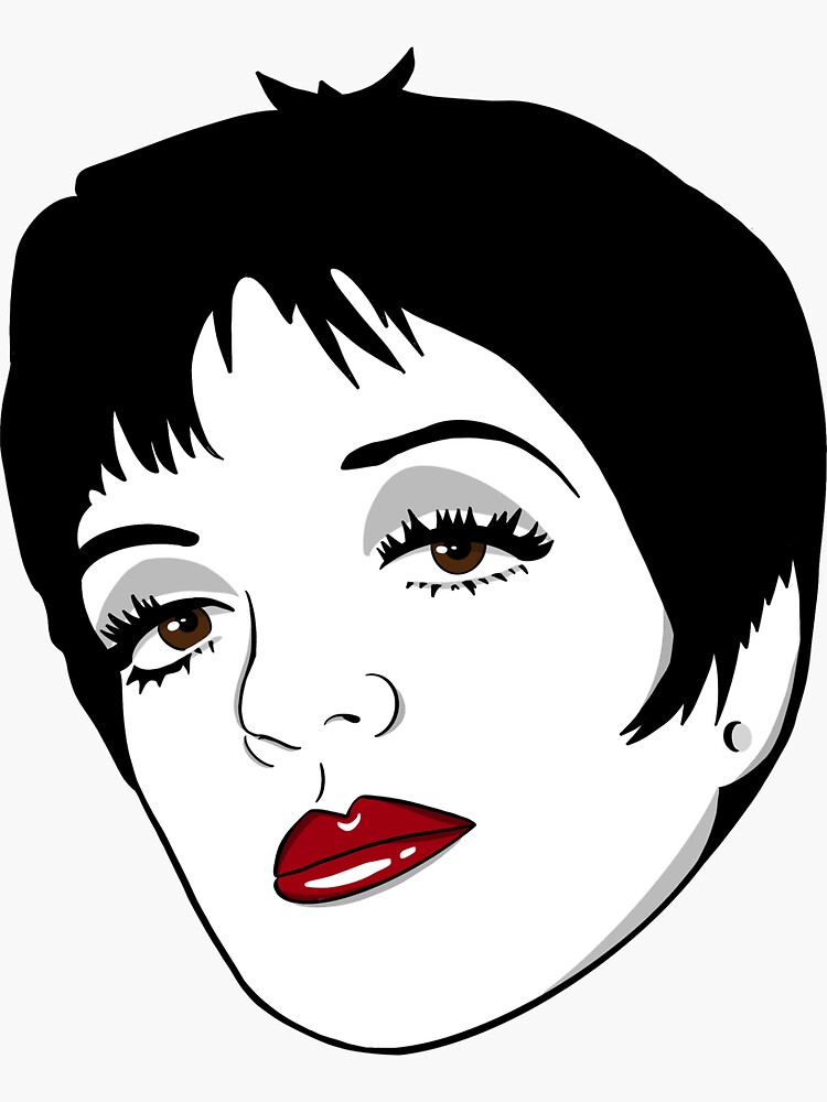 "LIZA " Sticker by vanbingbing | Redbubble