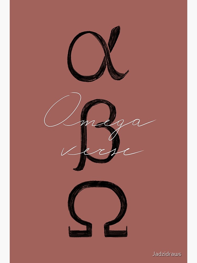 "Omegaverse" Poster by Jadzidraws | Redbubble