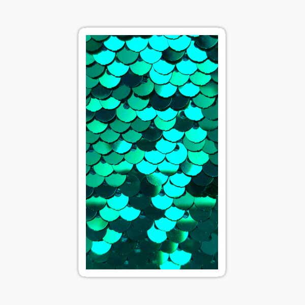 "Mermaid Sequins" Sticker for Sale by SarahEmilyArt | Redbubble