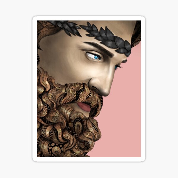 "Greek God" Sticker by RomeshPhoenix | Redbubble