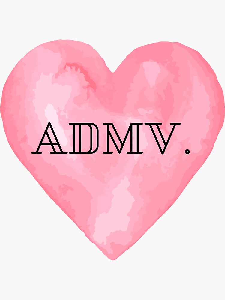 "ADMV - amor de mi vida - love of my life " Sticker by Dancebeat ...