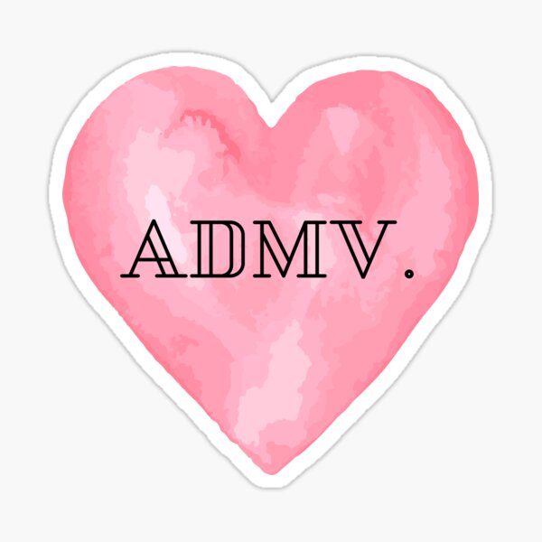 "ADMV - amor de mi vida - love of my life " Sticker by Dancebeat ...
