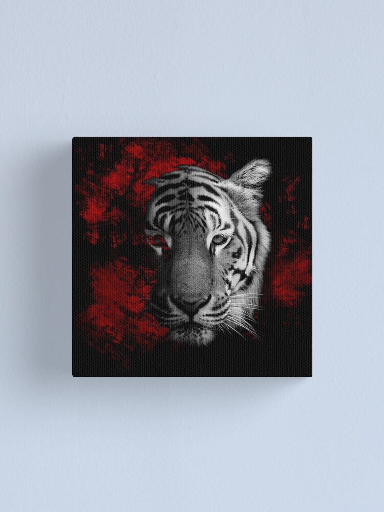 "Trash Polka Tiger" Canvas Print for Sale by Dalton319 | Redbubble