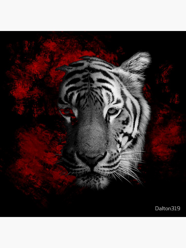 "Trash Polka Tiger" Sticker for Sale by Dalton319 | Redbubble