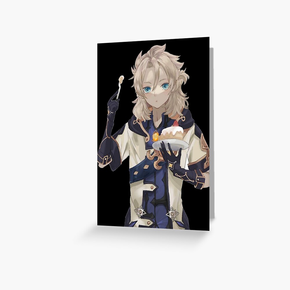 "Albedo Genshin Impact" Greeting Card for Sale by Modud | Redbubble
