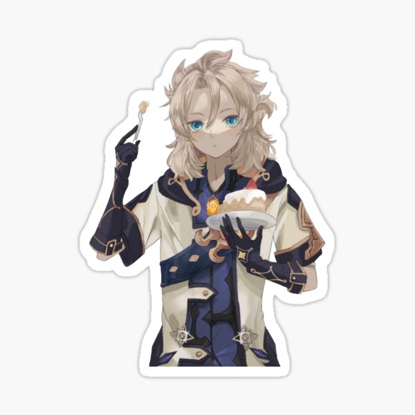 "Albedo Genshin Impact" Sticker by Modud | Redbubble