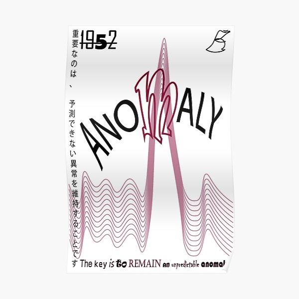 "Anomaly" Poster by Mimir8 | Redbubble