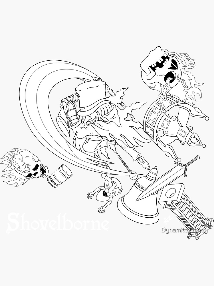 "SHOVELBORNE - INSIGHT MONO EDITION" Sticker for Sale by Cookie2805 ...