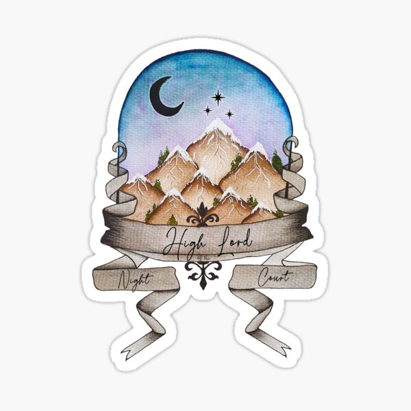 "High Lord of the Night Court (SJM)" Sticker for Sale by TG-ART ...