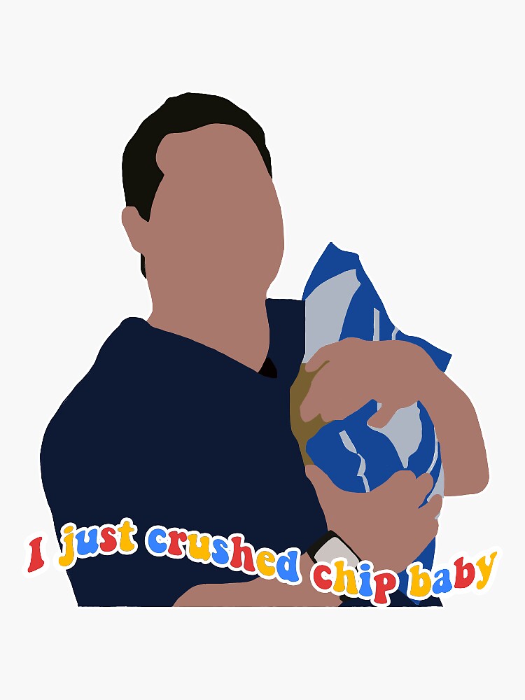 "alex karev chip baby" Sticker for Sale by giannaartsy | Redbubble