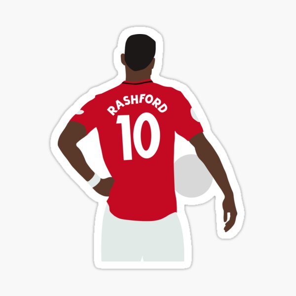 "Marcus Rashford Block Art" Sticker for Sale by HTWallace | Redbubble