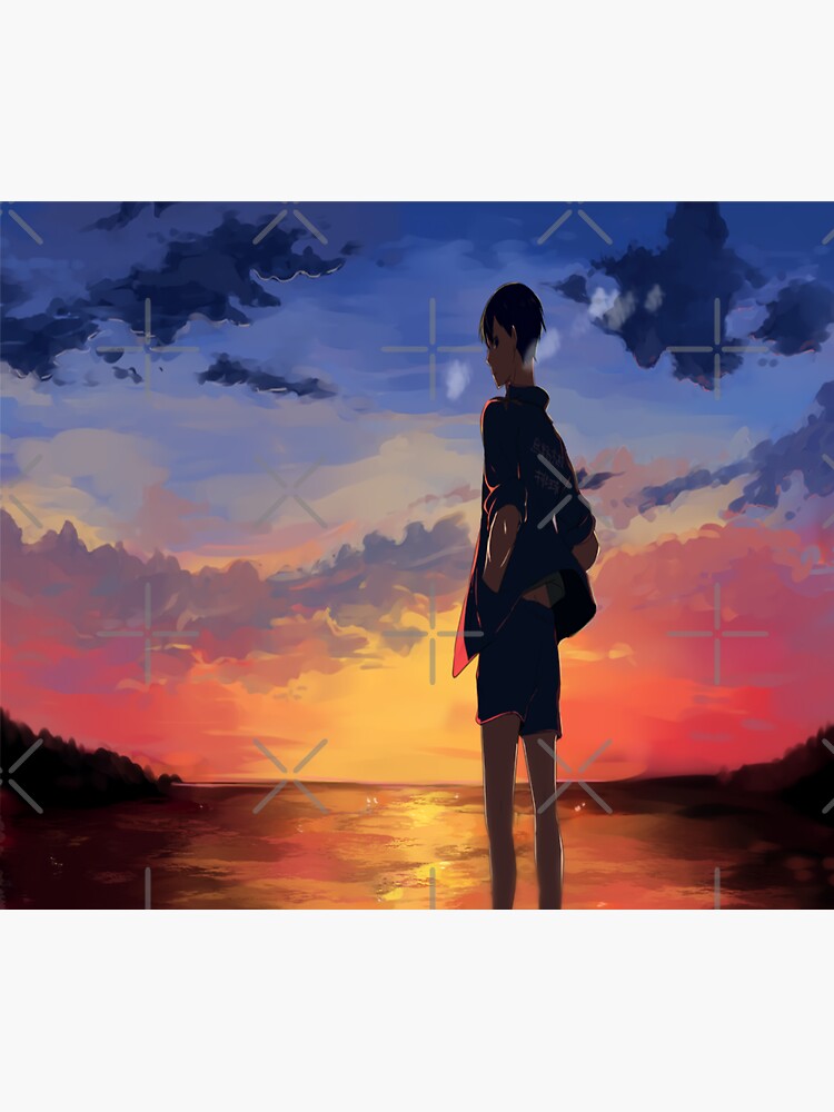 "Haikyuu kayegama sky" Sticker by NishiStore | Redbubble
