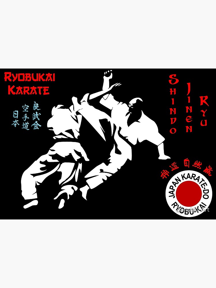 "Ryobukai Karate Kumite Scene - Shindo Jinen Ryu" Poster for Sale by ...