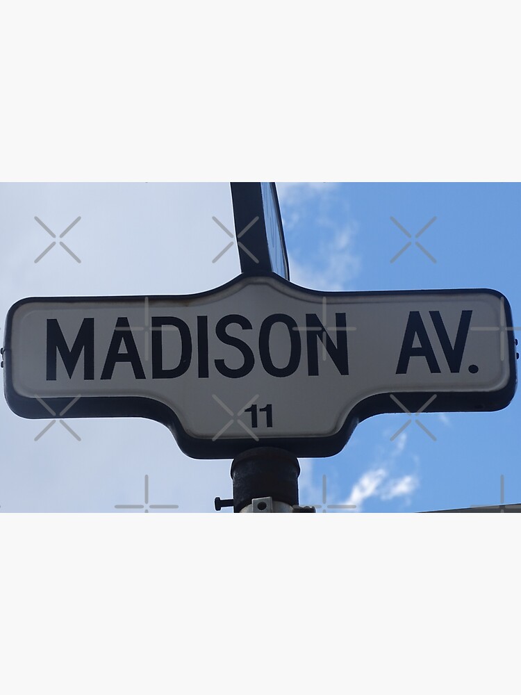 "Madison, Madison Ave, Madison sticker, Madison magnet " Sticker for ...