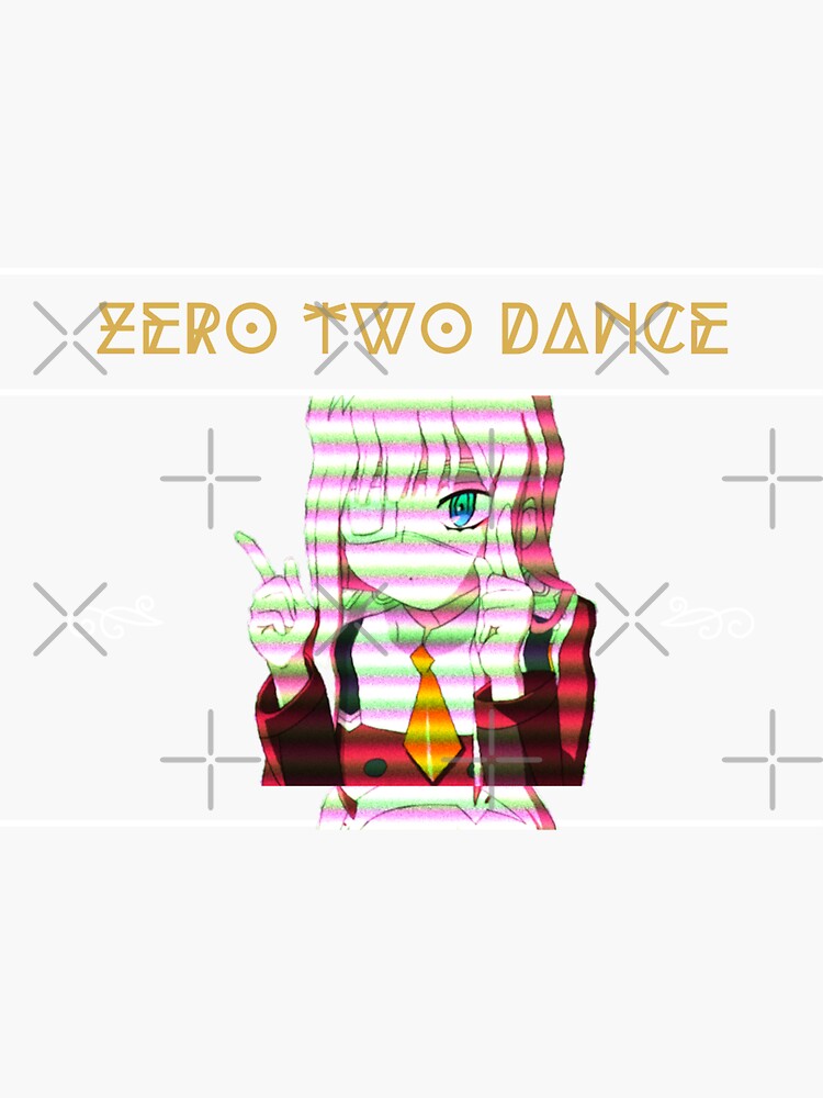 "Zero Two Dance" Sticker for Sale by Samara-n-Kris | Redbubble