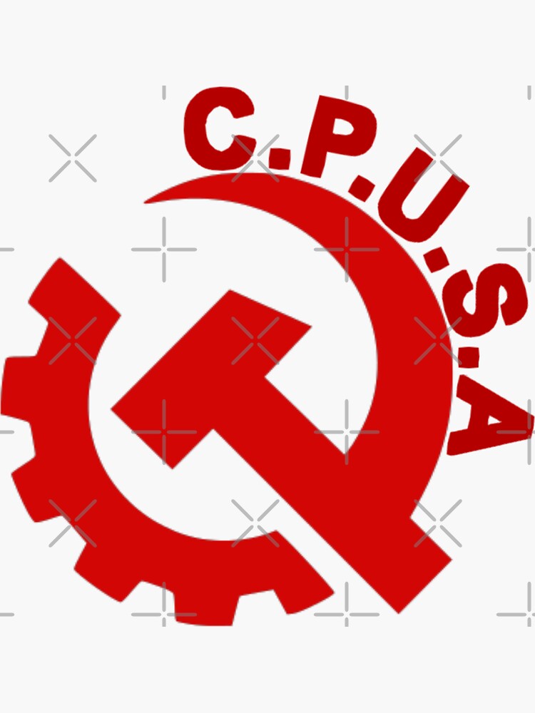  C P U S A Sticker For Sale By Wormunism Redbubble