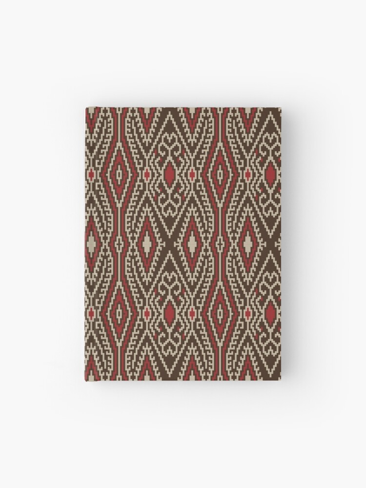 "Ethnic Filipino Tribal Pattern - Tinalak 1" Hardcover Journal for Sale ...
