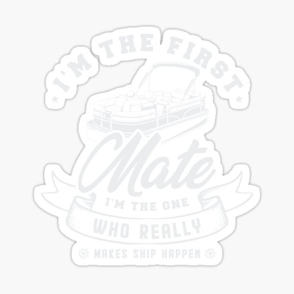 "Pontoon boat Gifts for a Boat Fan" Sticker by THaDesign | Redbubble