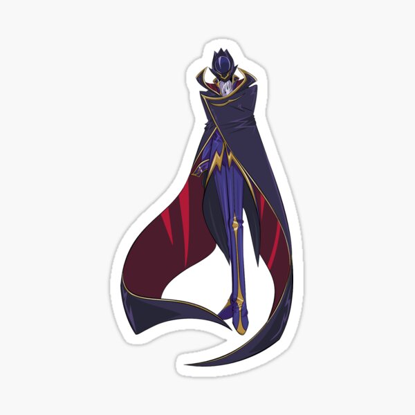 "Code geass - Zero" Sticker by kroma22 | Redbubble