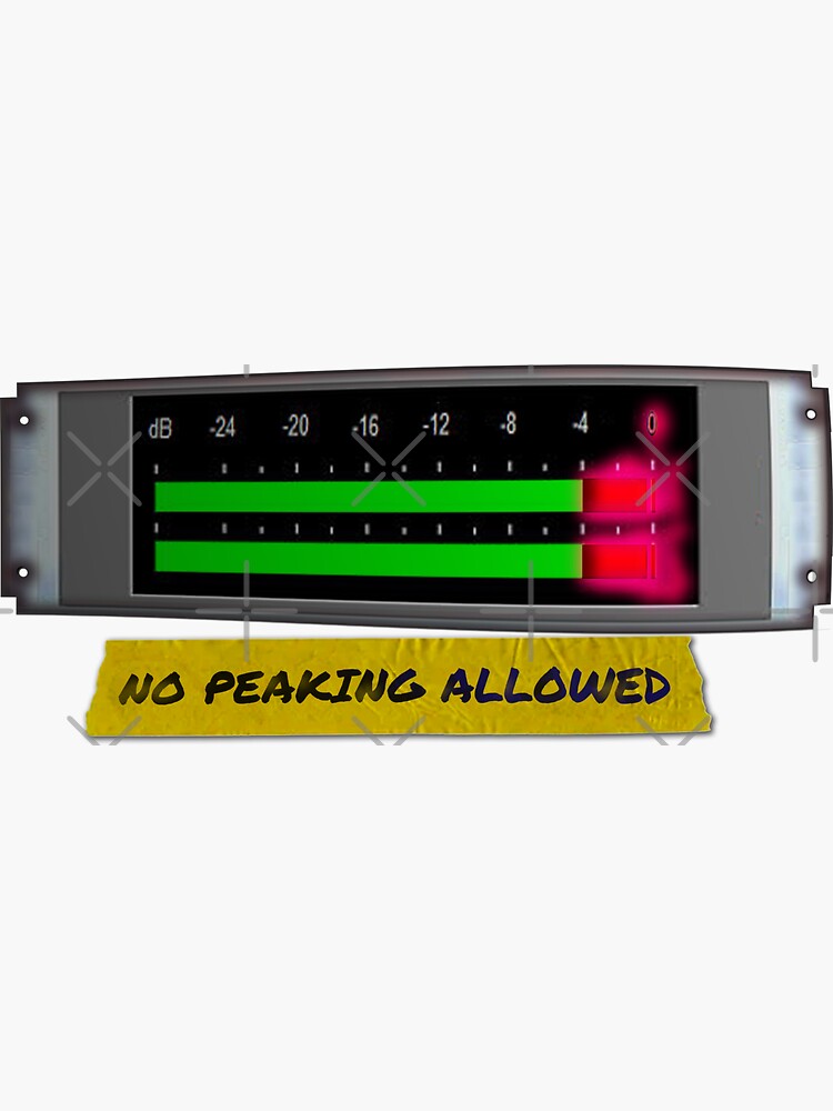 "NO PEAKING ALLOWED" Sticker for Sale by Gnfree | Redbubble