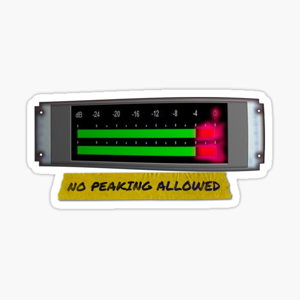 "NO PEAKING ALLOWED" Sticker for Sale by Gnfree | Redbubble