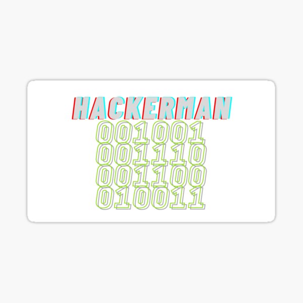 "Hacking in progress...." Sticker for Sale by ness12034 | Redbubble