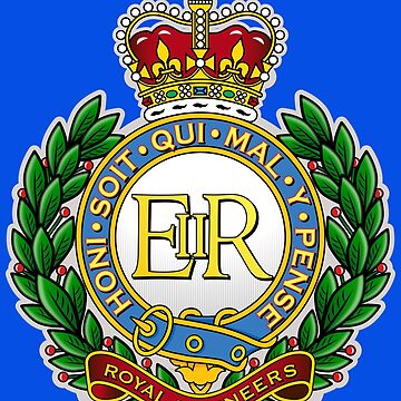 "CORPS OF ROYAL ENGINEERS" Sticker for Sale by WOOFANG | Redbubble