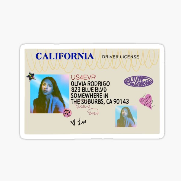 Stickers, Labels & Tags Drivers License Olivia Rodrigo Sticker Drivers ...