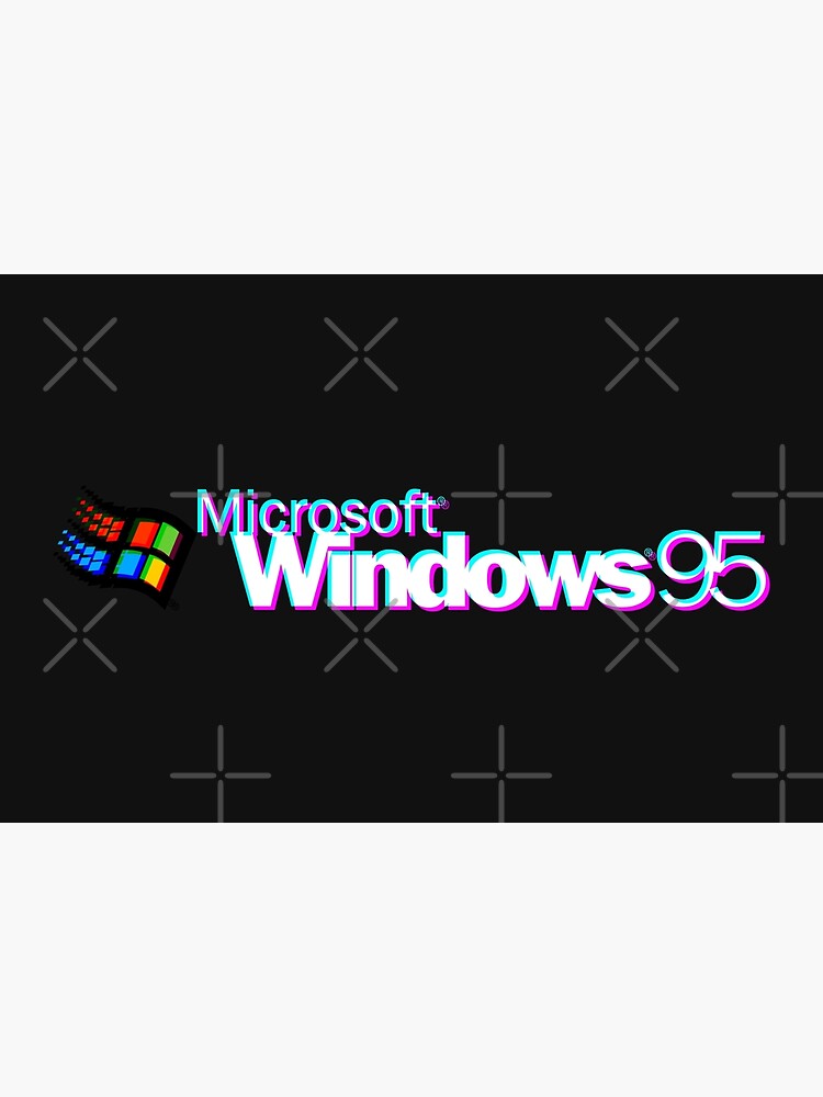 "Windows 95 Logo Glitch Effect " Art Print by LagginMatrix | Redbubble