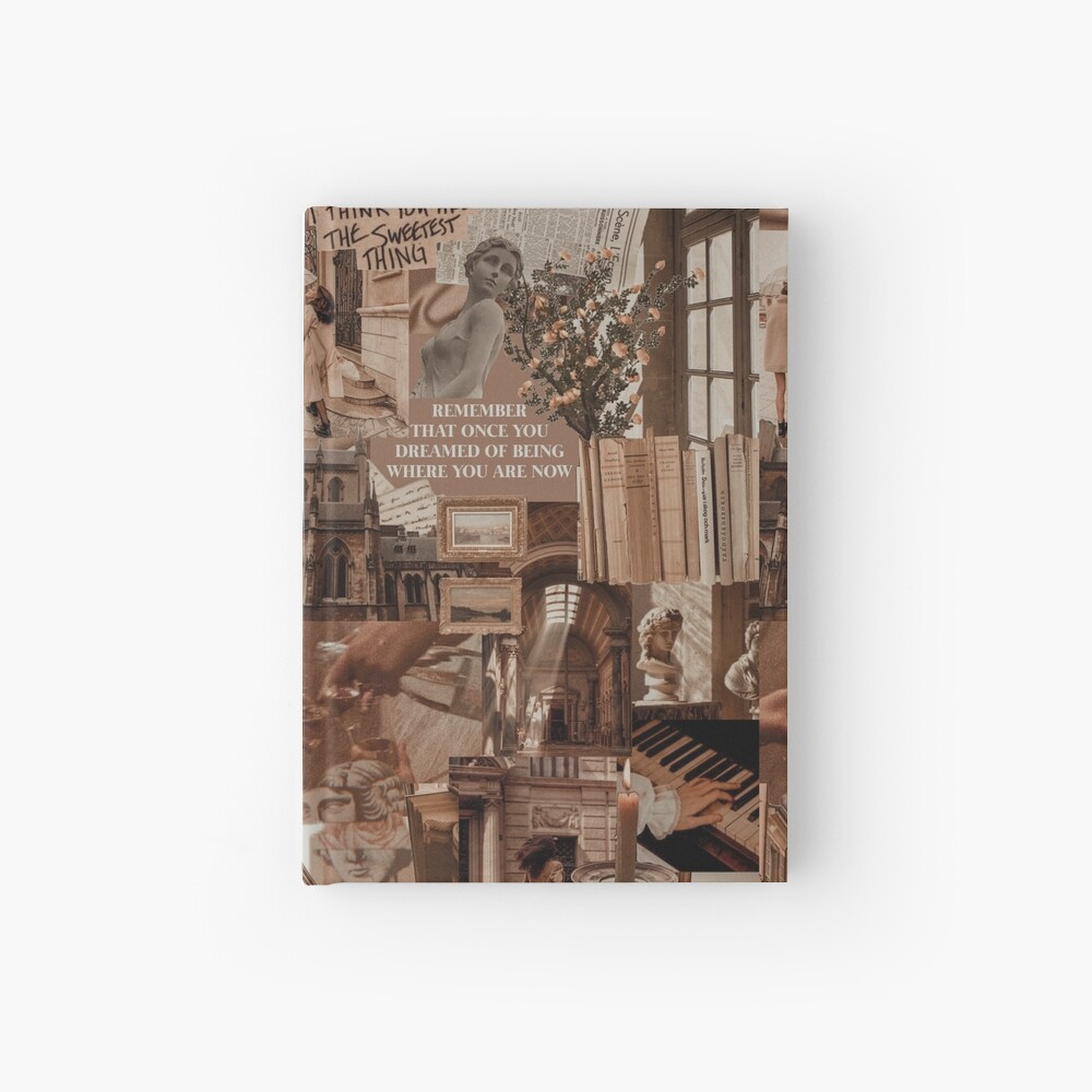 "DARK ACADEMIA COLLAGE" Hardcover Journal by abbymoriartyy | Redbubble