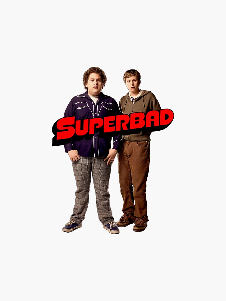 "Superbad Movie" Sticker for Sale by DrMemes | Redbubble