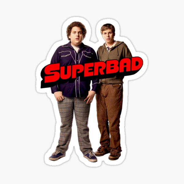"Superbad Movie" Sticker for Sale by DrMemes | Redbubble