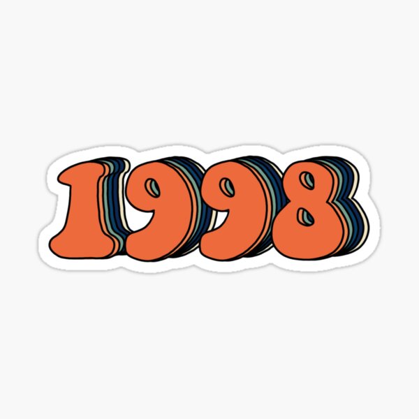 "retro 1998 babies" Sticker by raridesigns | Redbubble