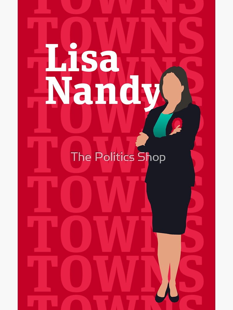 "Lisa Nandy" Sticker for Sale by KentishRed | Redbubble