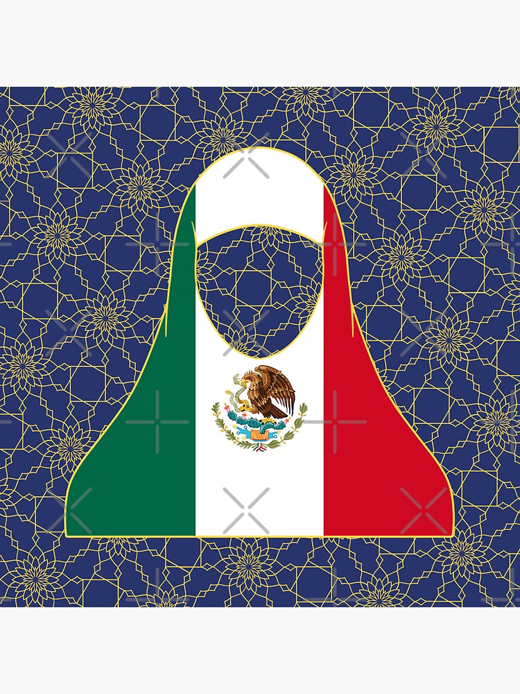 "Mexico World Flag Hijab Series Islam" Sticker for Sale by RISEHIGHER ...