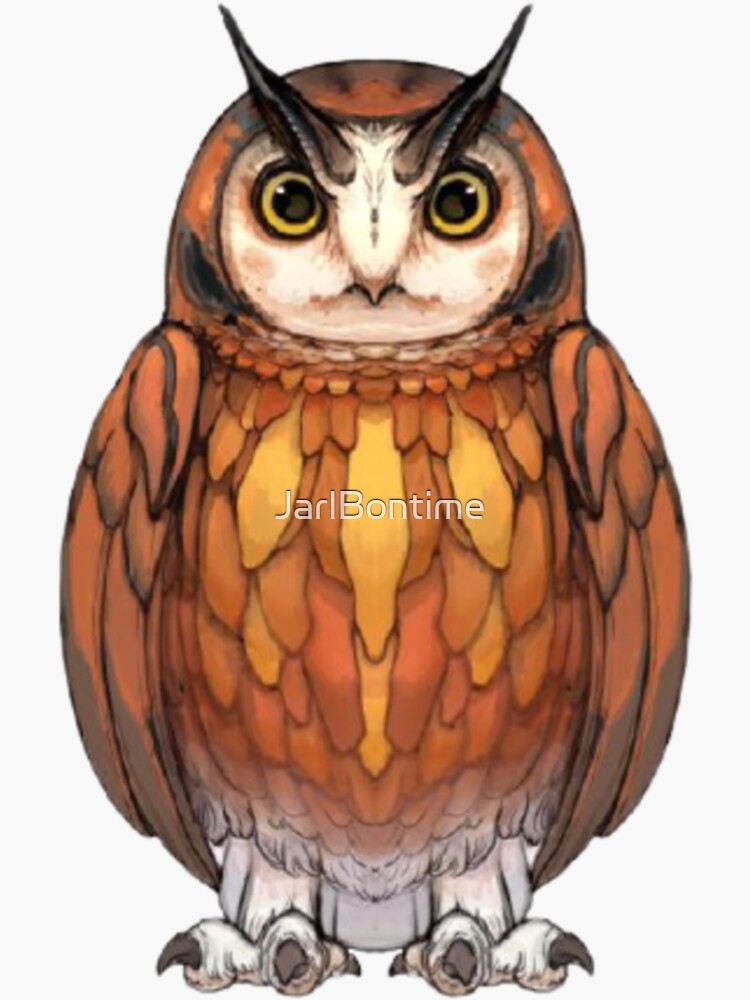 "Monster Hunter Rise - Owl" Sticker by JarlBontime | Redbubble