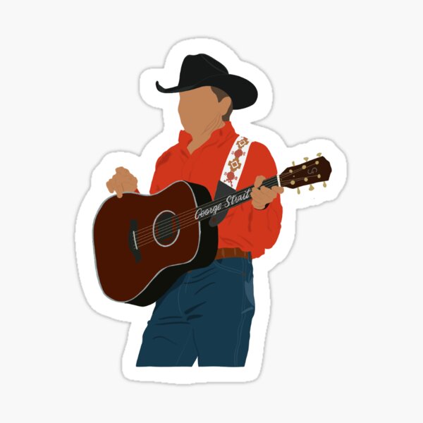 George Strait Stickers | Redbubble