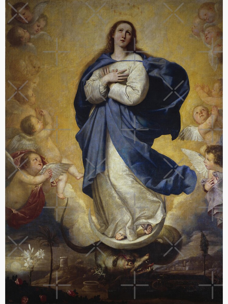 "Immaculate Conception by Jose de Ribera" Sticker by koo17leon | Redbubble