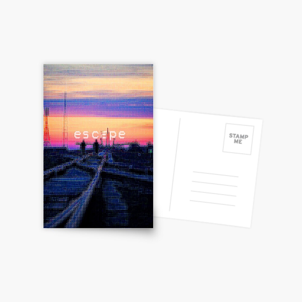 "escape aesthetic" Postcard by HDApple | Redbubble