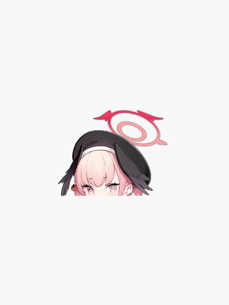 "Koharu Peeker" Sticker for Sale by Gatsomaru | Redbubble